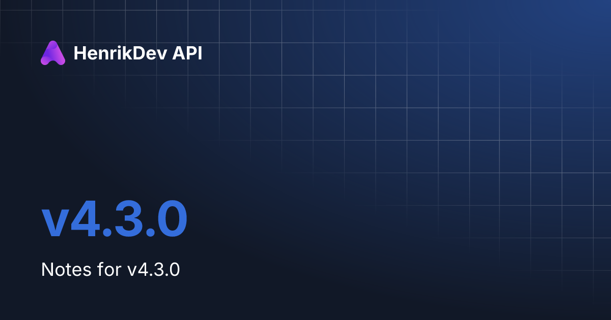v4.3.0 | HenrikDev API